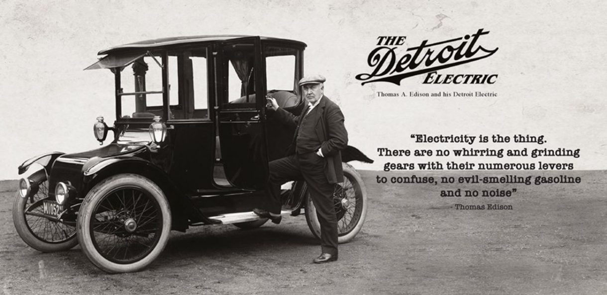 These were the first electric cars in history