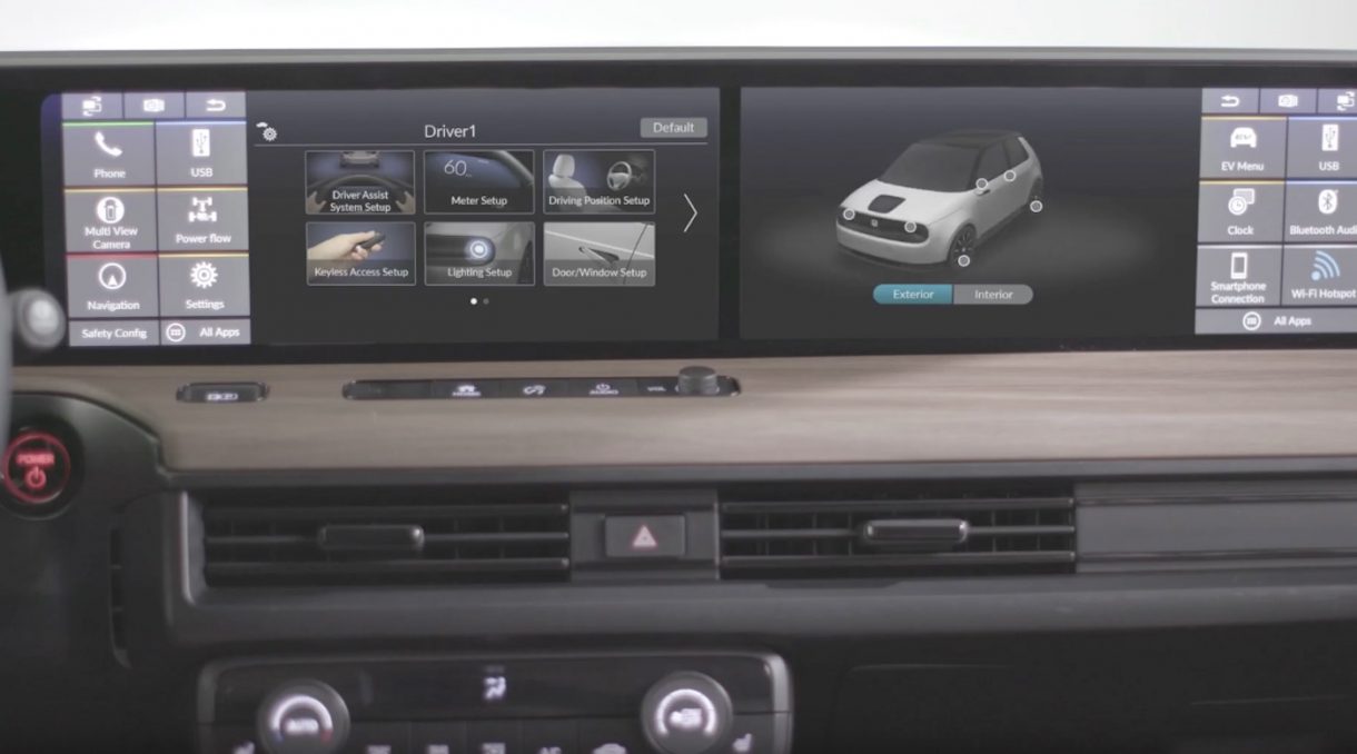Salen a la luz nuevos detalles sobre el interior del Honda e