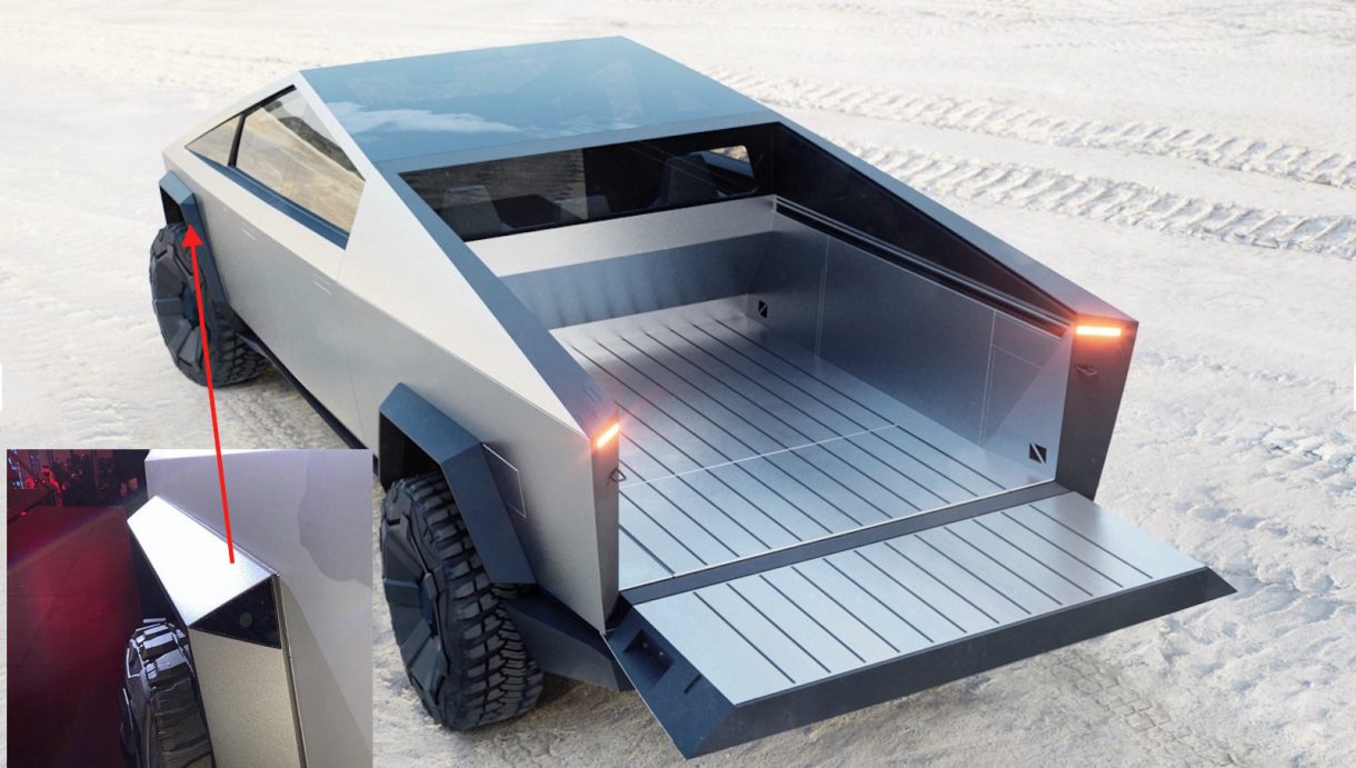 Tesla Cybertruck Lateral Camera - Driving ECO