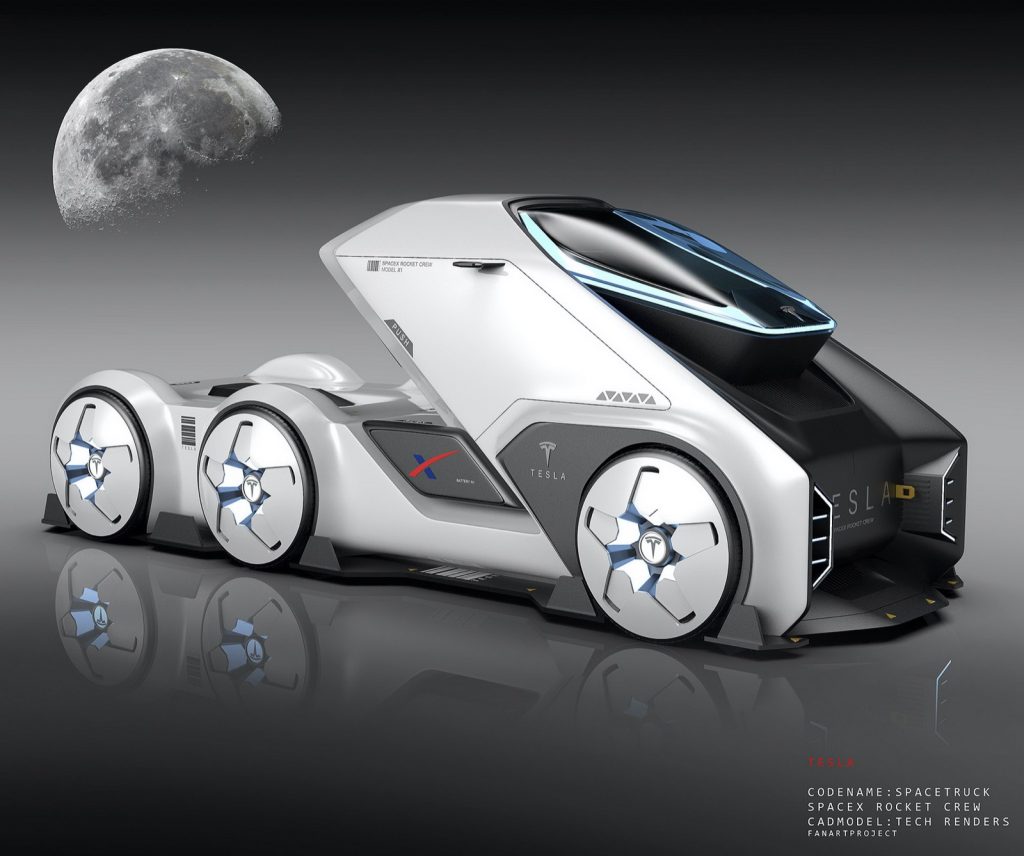 Tesla Spacetruck 6 - Driving ECO