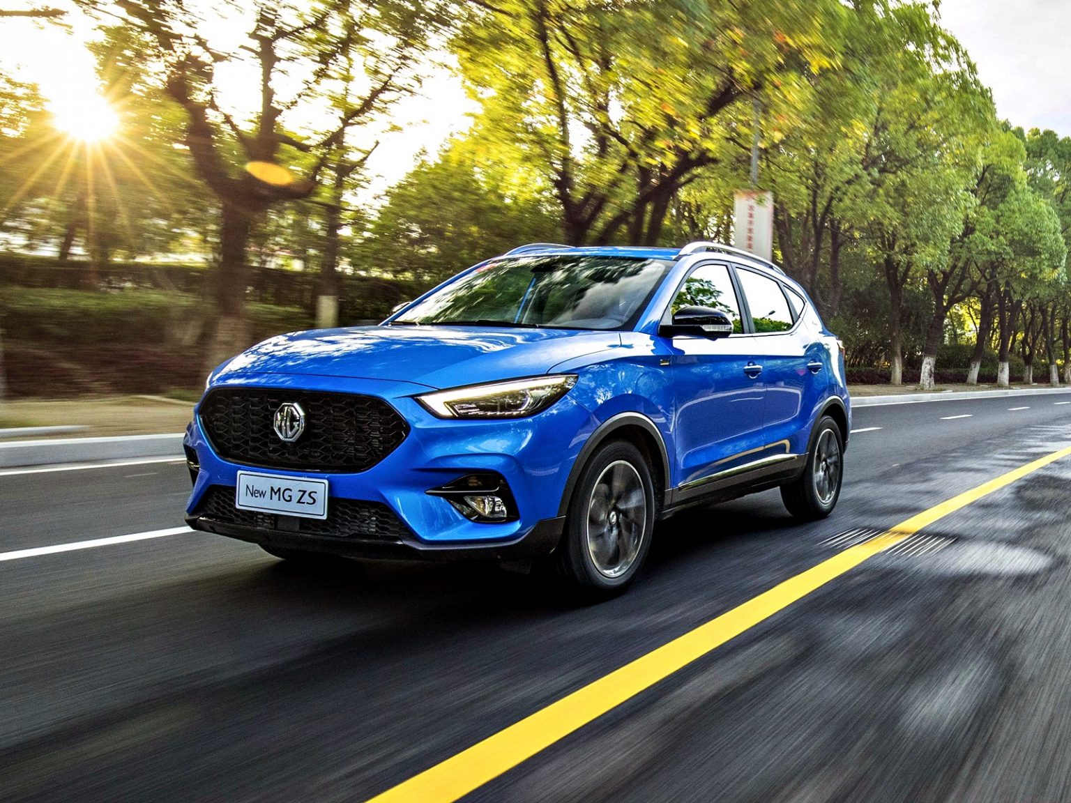 The new MG ZS presents the usual commercial update of the SUV