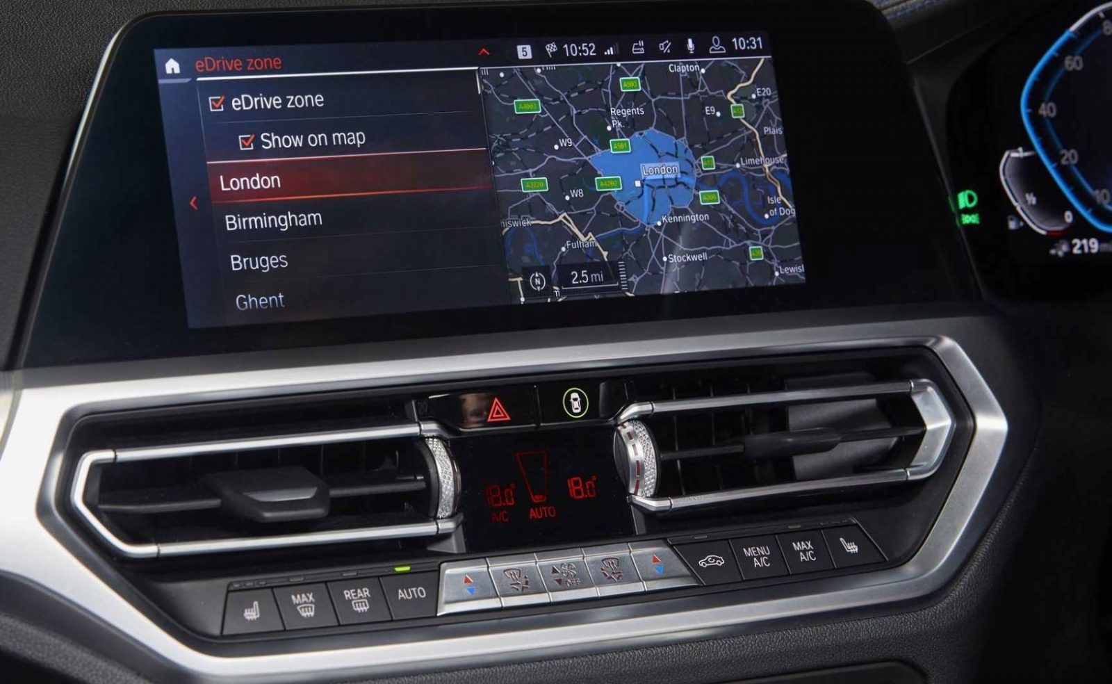 Bmw Edrive Zones Screen - Driving ECO