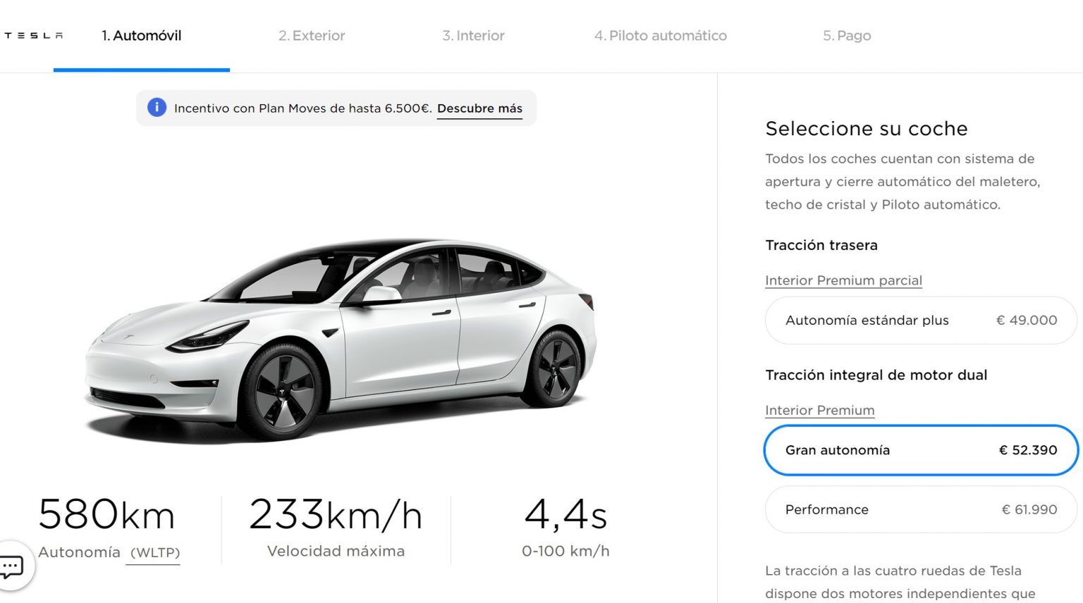 Tesla Model 3 Precio España Enero 2021 - Driving ECO