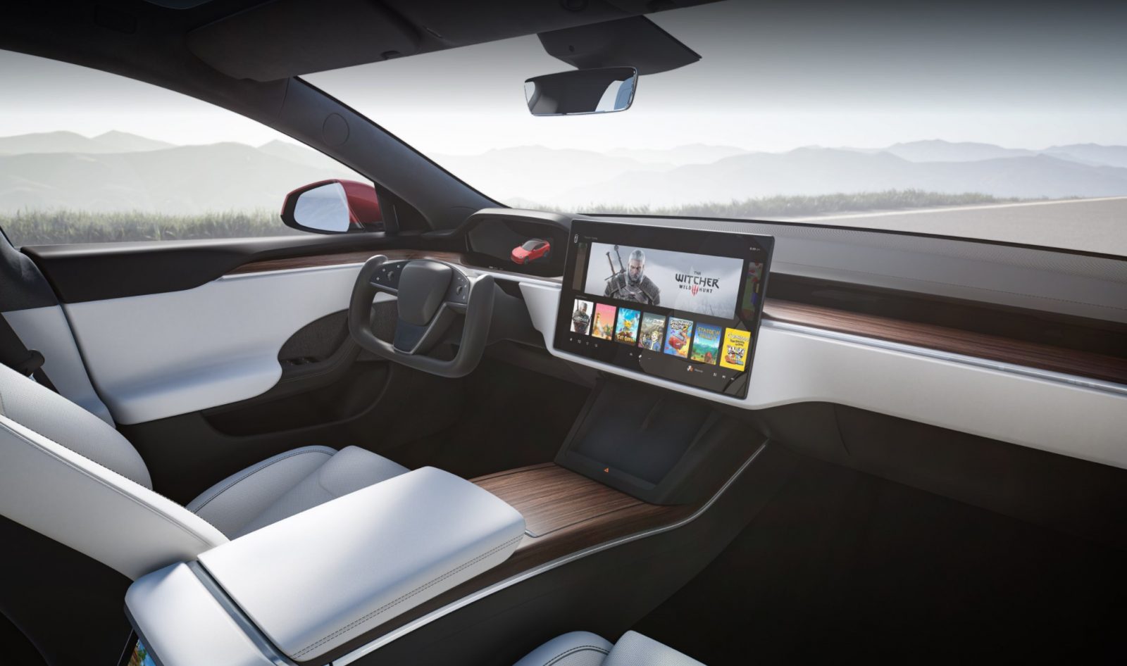 Tesla Model S New Interior - Driving ECO