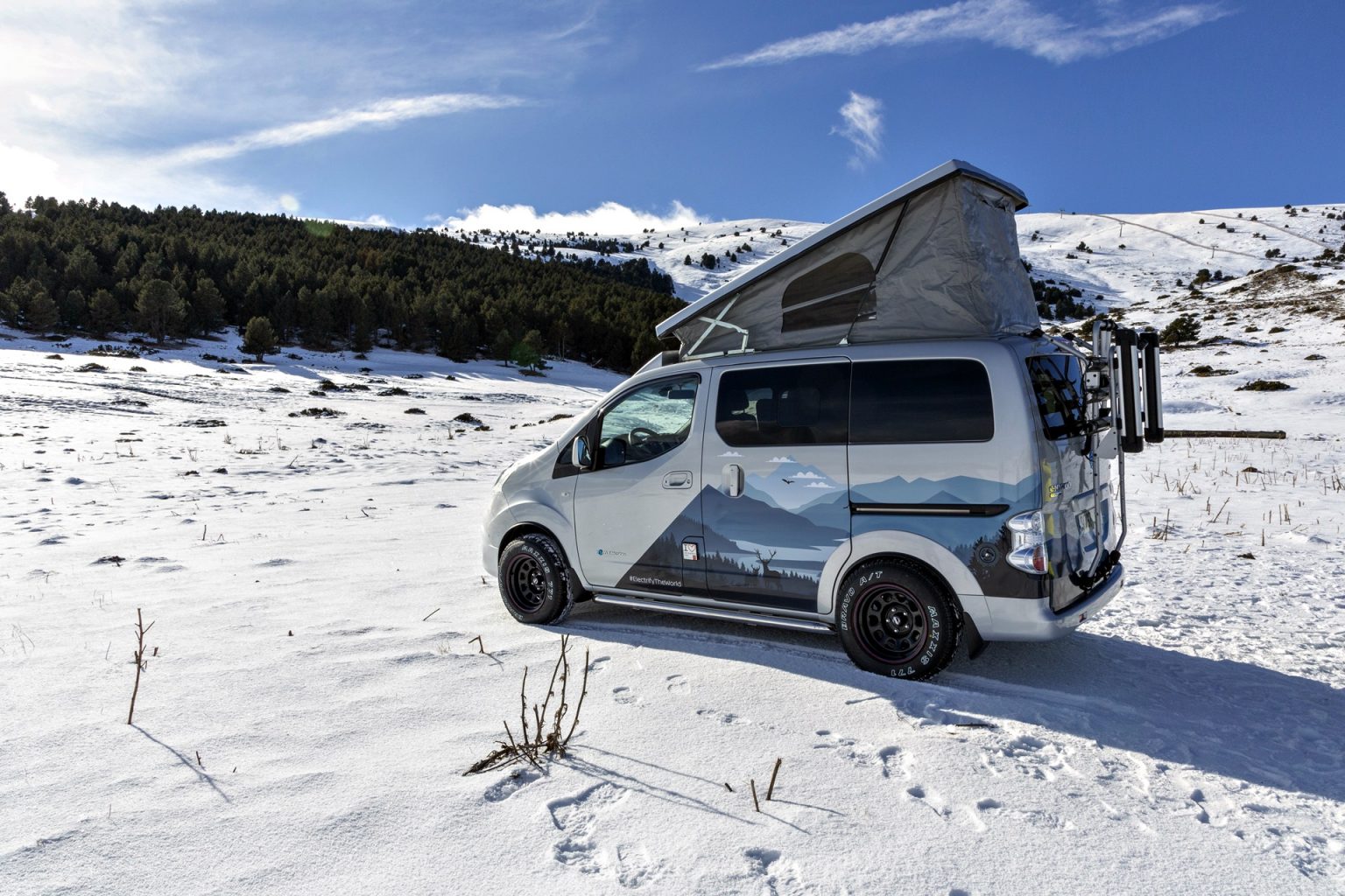 Nissan e-NV200 Winter Camper, Nissan's first electric camper van