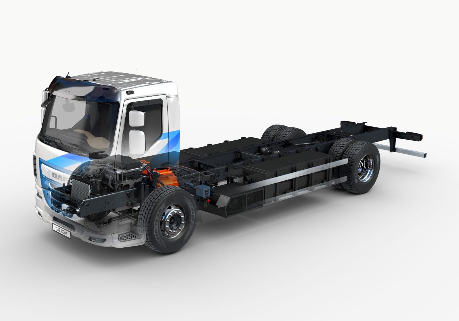 DAF presents its second fully electric truck, the LF