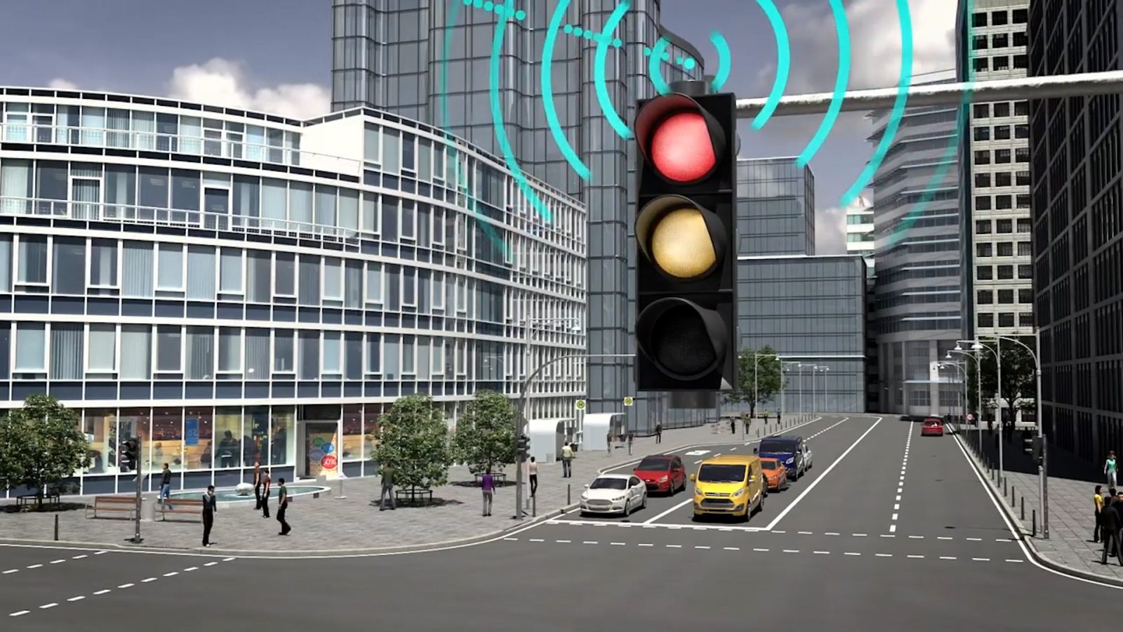 This is how Ford's new smart traffic lights work