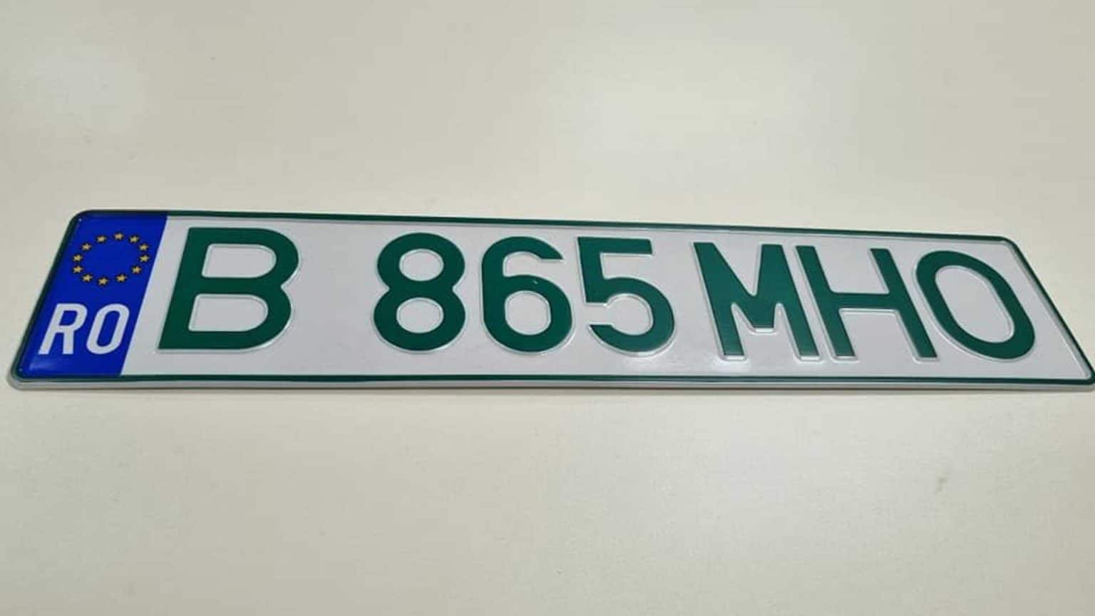 Romania introduces green license plates for electric vehicles