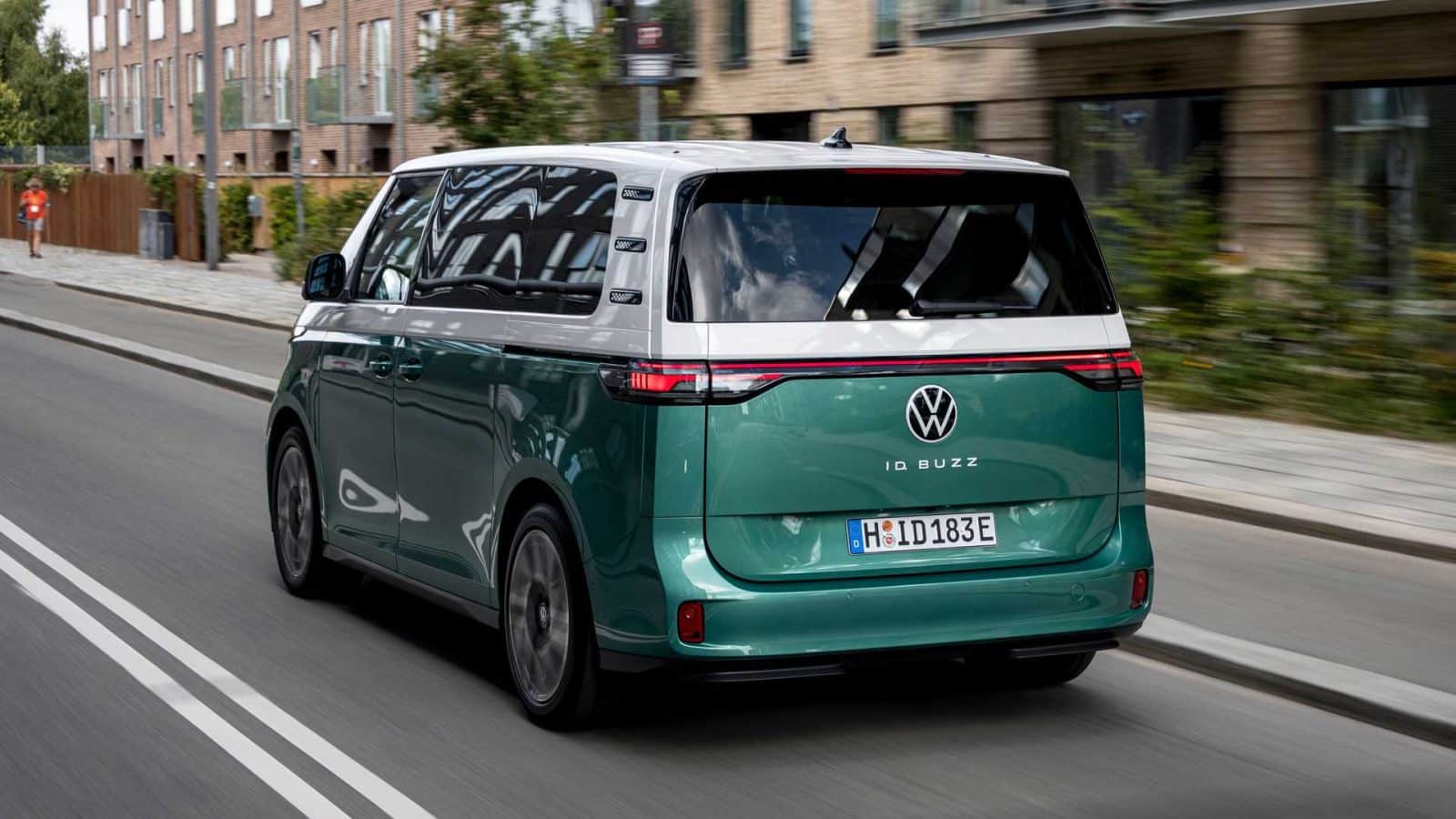 Volkswagen Id Buzz Green Back - Driving ECO