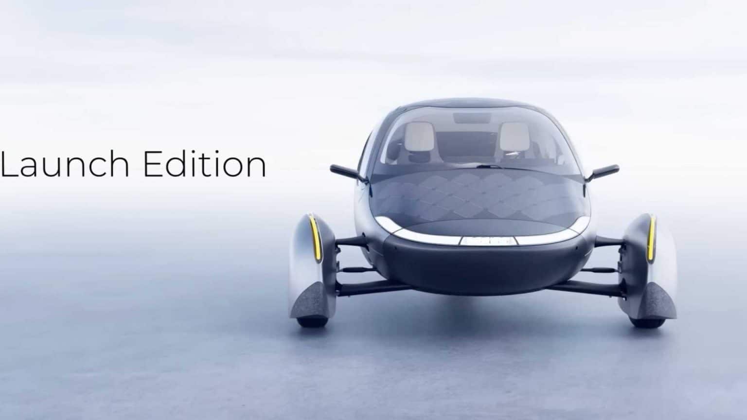 Aptera Launch Edition Front - Driving ECO