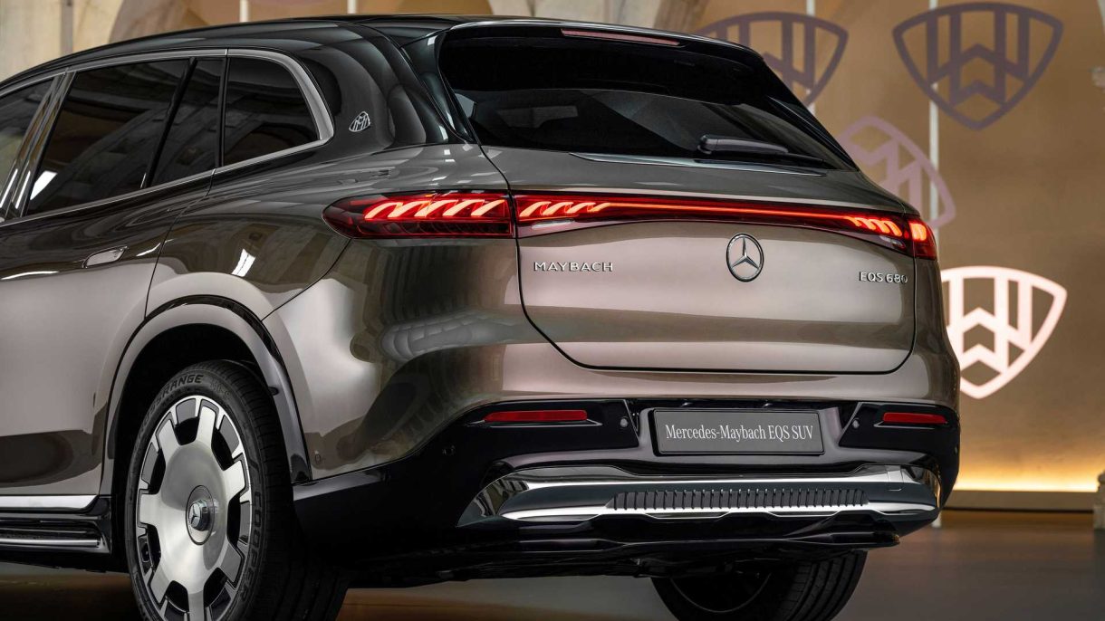 Mercedes Maybach Eqs Suv Back - Driving ECO Mercedes Maybach Eqs Suv Back - Driving ECO