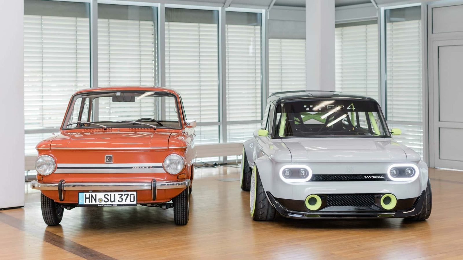 Audi resucita el clásico NSU Prinz y lo convierte en eléctrico