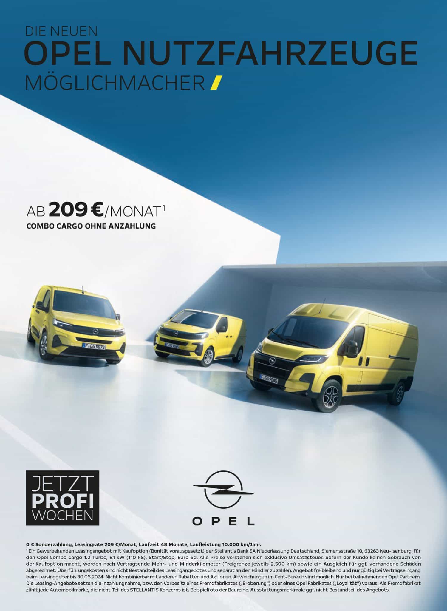 New Opel campaign for its 100% electric light commercial vehicles: much ...