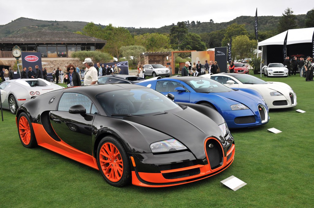 Pebble Beach 2011: Concentración de Bugatti Veyron
