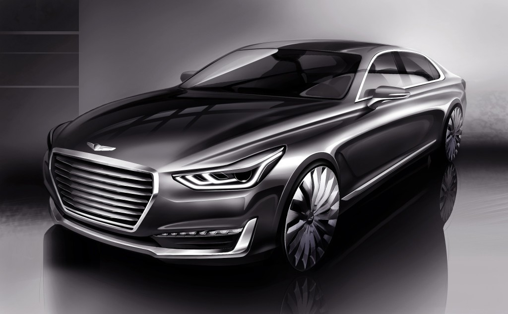 Hyundai apresenta G90, o sedã de luxo que inaugurará a marca Genesis