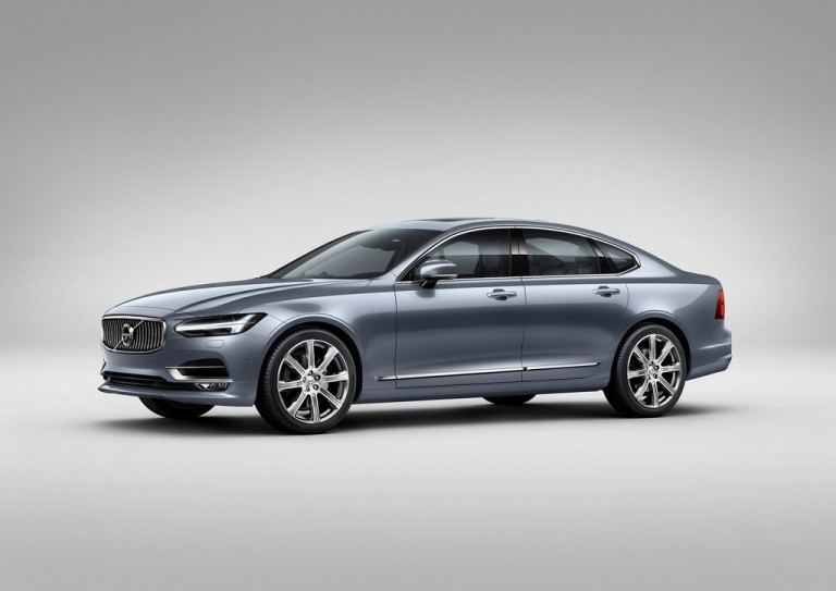 Front Volvo S90 White