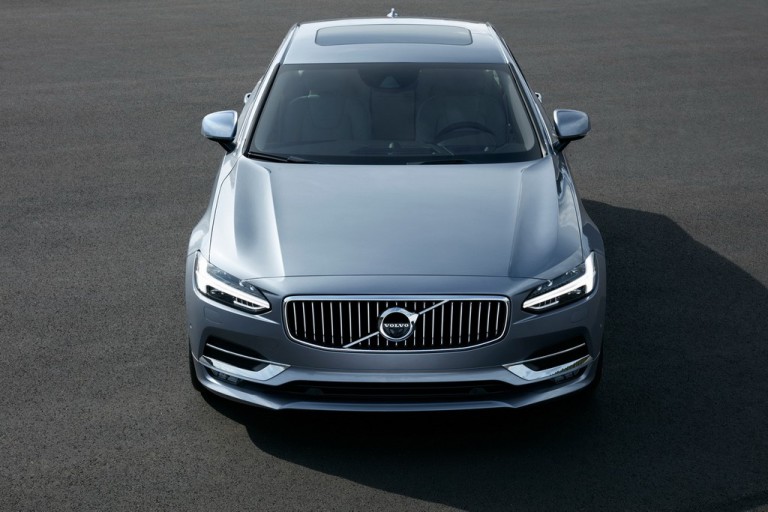 Front Volvo S90 White
