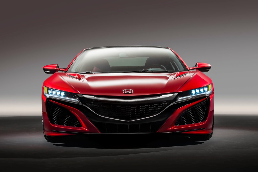 Der Honda NSX, der Civic 5 Door Prototype und der Clarity Fuel Cell ...