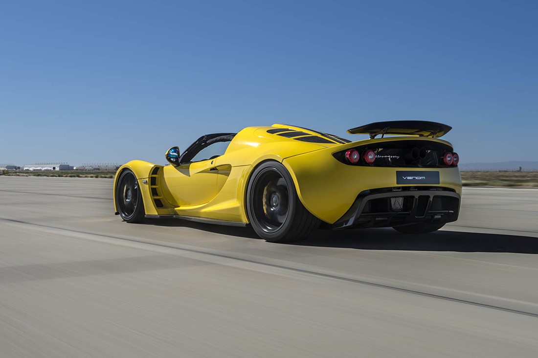 Hennessey Venom GT Spyder blir den snabbaste cabriolet i världen