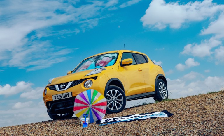 Los modelos de Nissan también se protegen del sol intenso y el calor ...