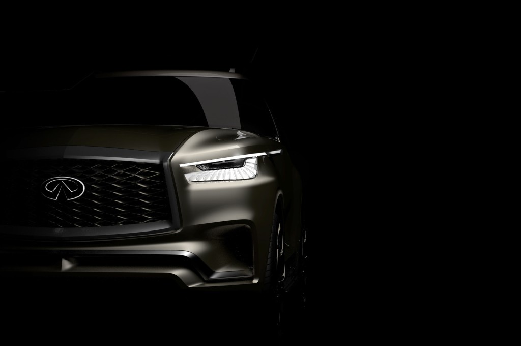 Infiniti QX80 Monograph, el SUV de lujo aparece en un teaser