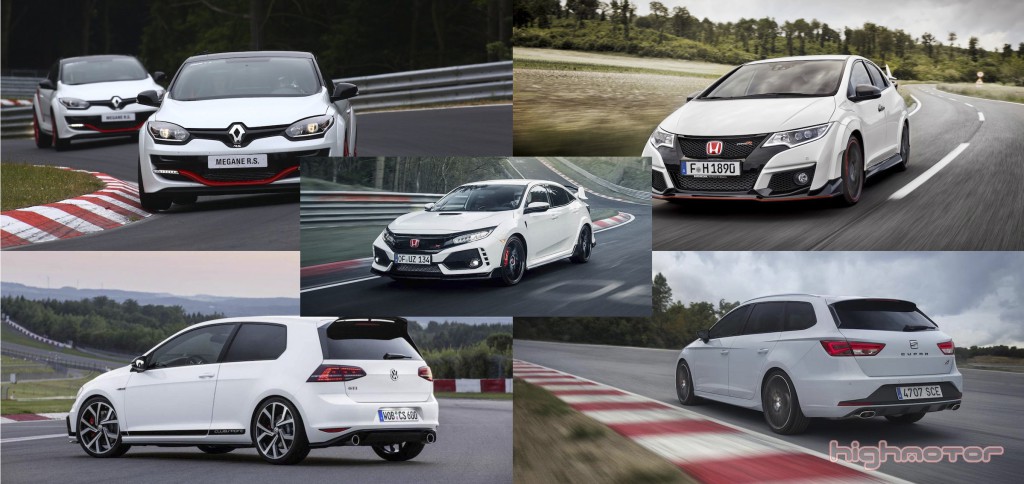 5 fastest front-wheel drive cars on the Nürburgring