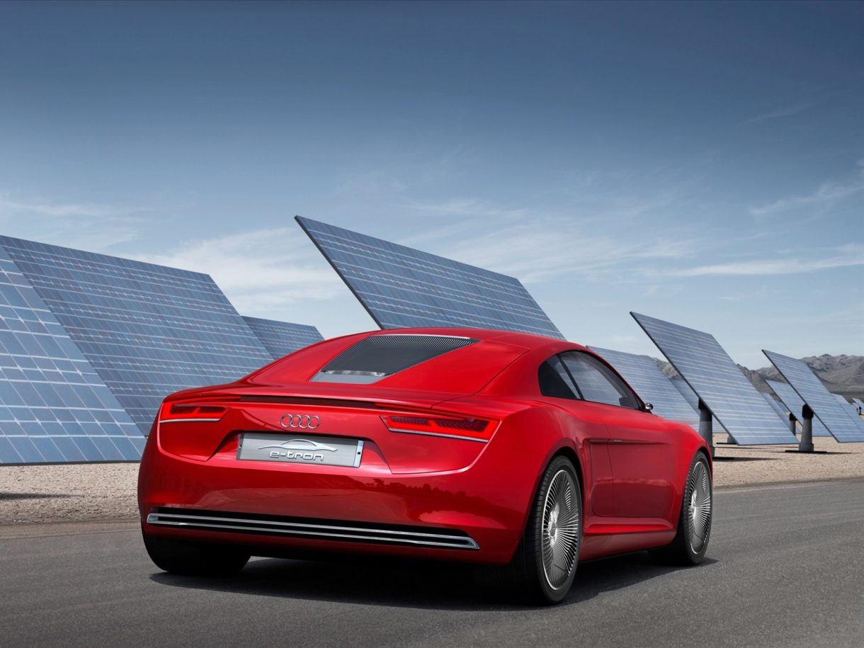 Audi is working on increasing autonomy with solar cells