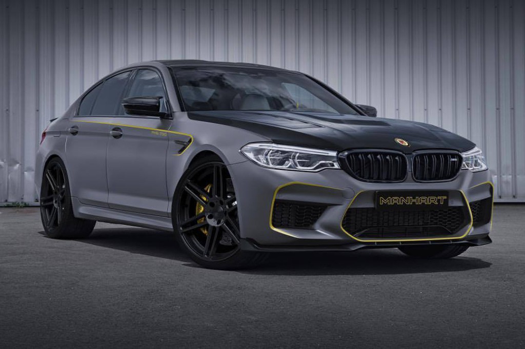 Más potencia para el BMW M5 gracias a Manhart