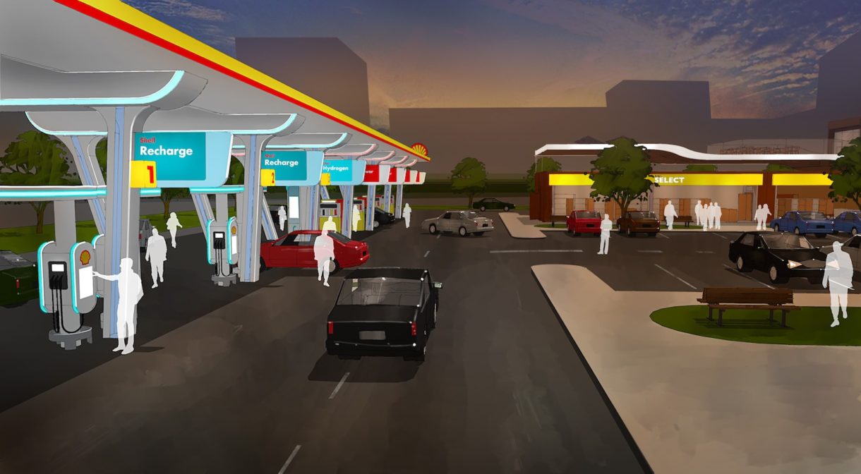 Shell ofrecerá puntos de recarga eléctrica en sus estaciones