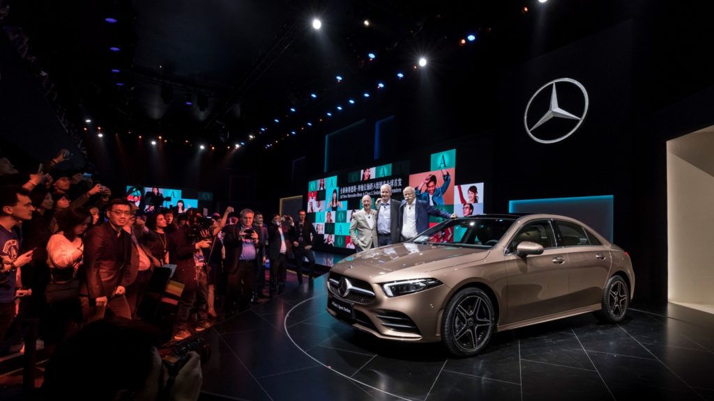 Mercedes AL Class Sedan artık Çin'de bir gerçek