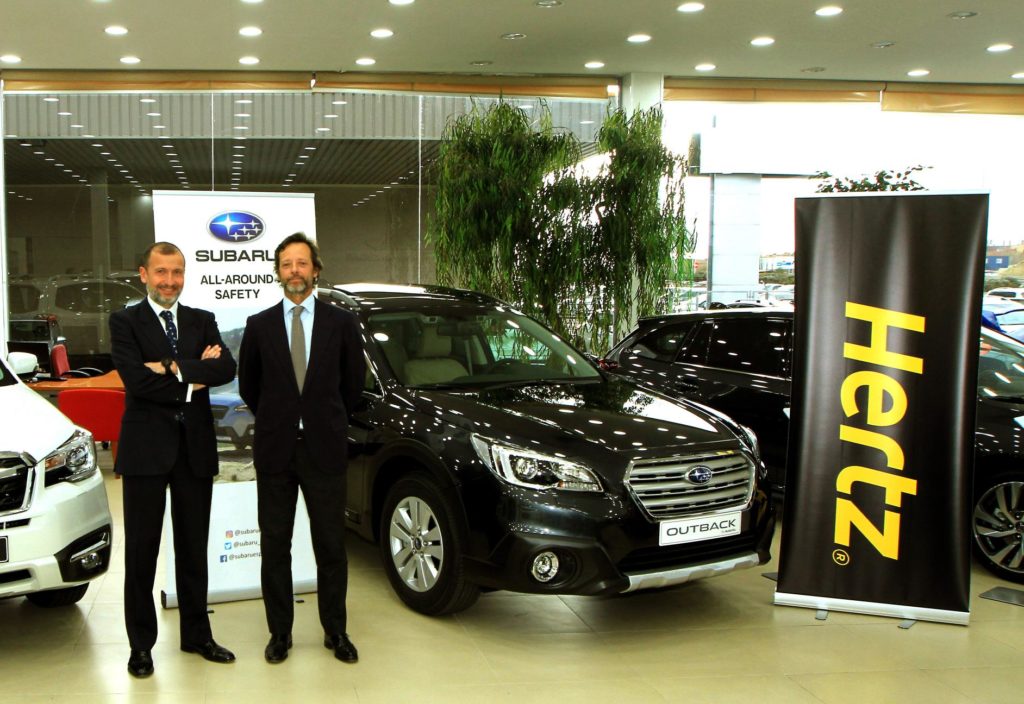Subaru y Hertz unen fuerzas para ofrecer mayor exclusividad