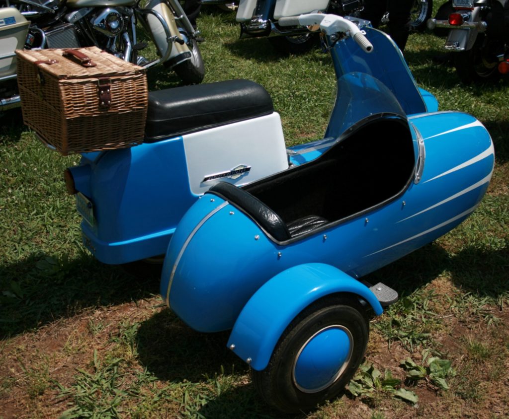 This was the Topper, Harley-Davidson's first scooter