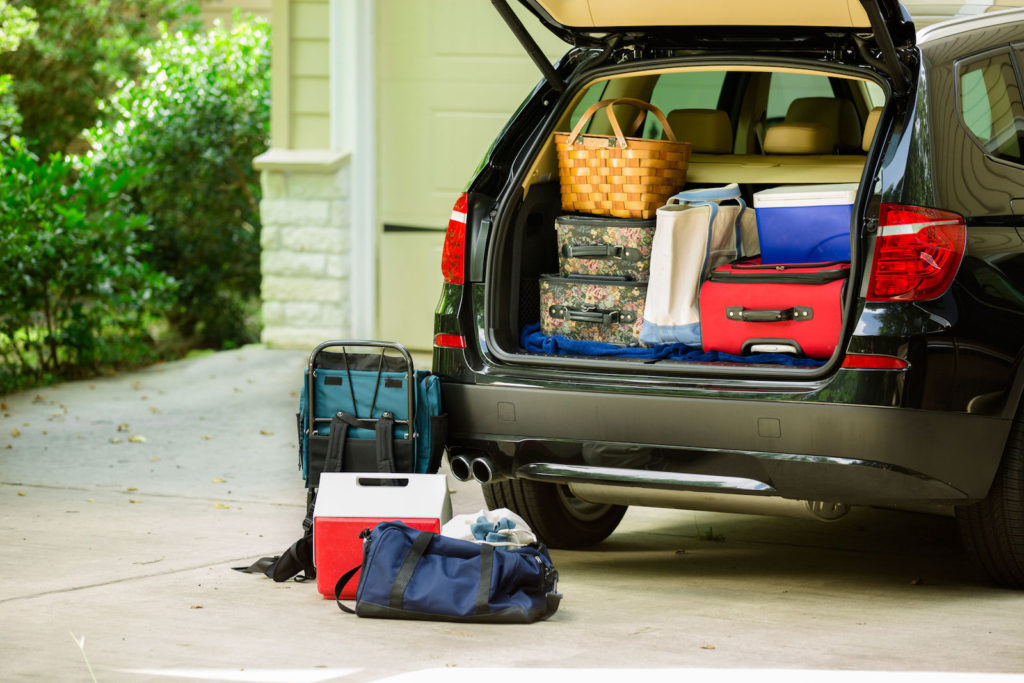Put the load in the car to avoid scares and fines