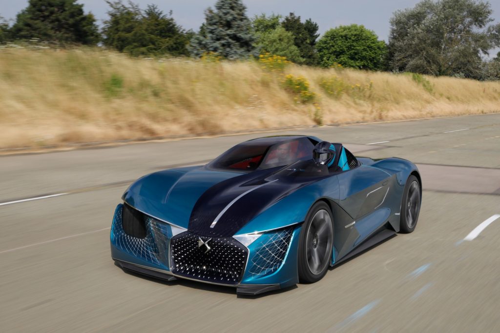 DS X E-Tense, el prototipo francés presentado en vivo