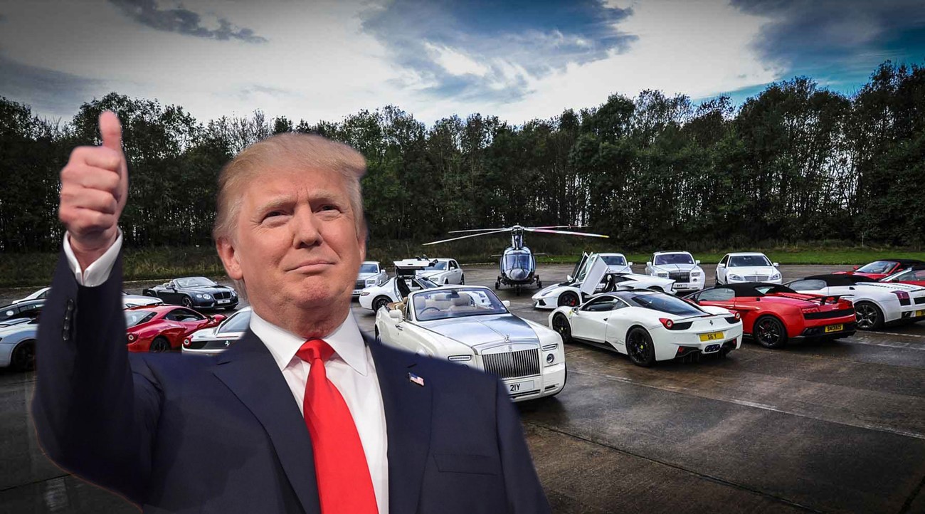 6 coches de la colección privada de Donald Trump