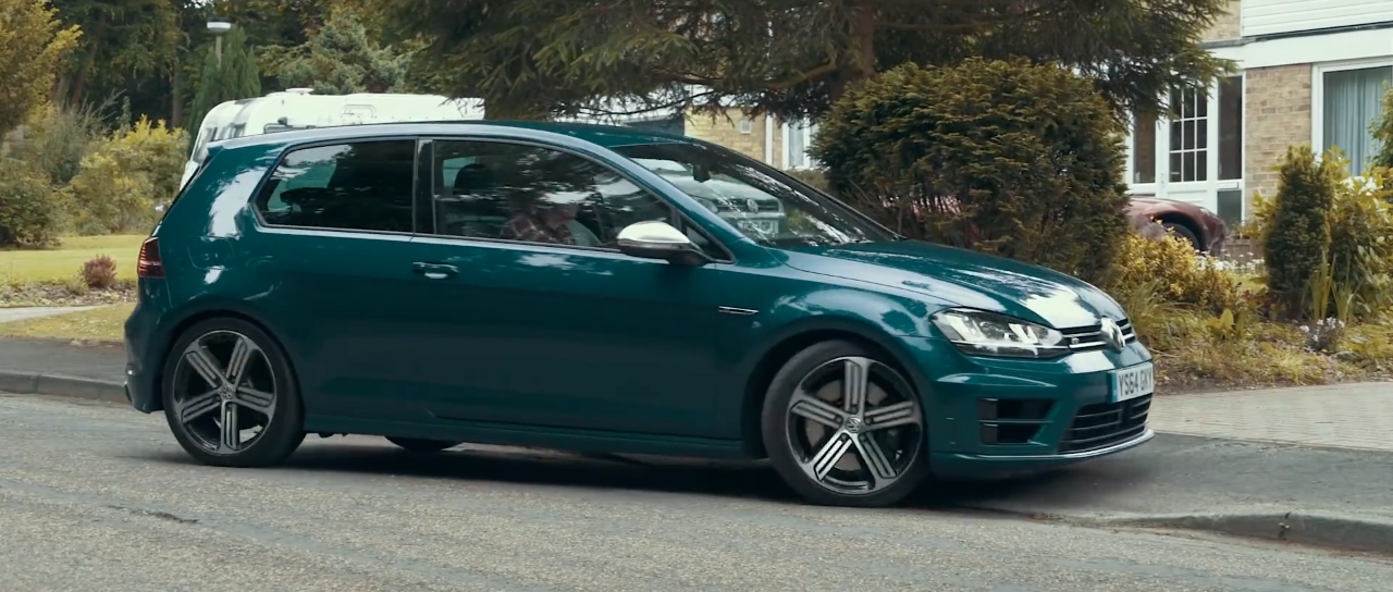 This Volkswagen Golf R has 600 HP and its owner is 75 years old