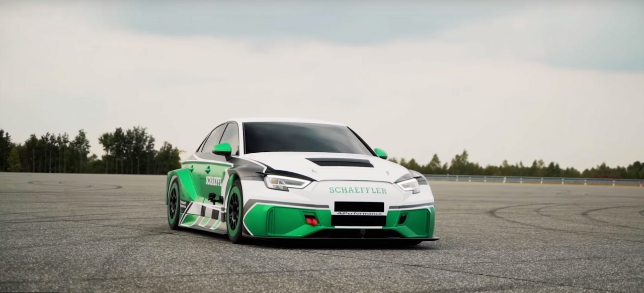 Electric Audi RS3 humiliating supercars in this drag race!