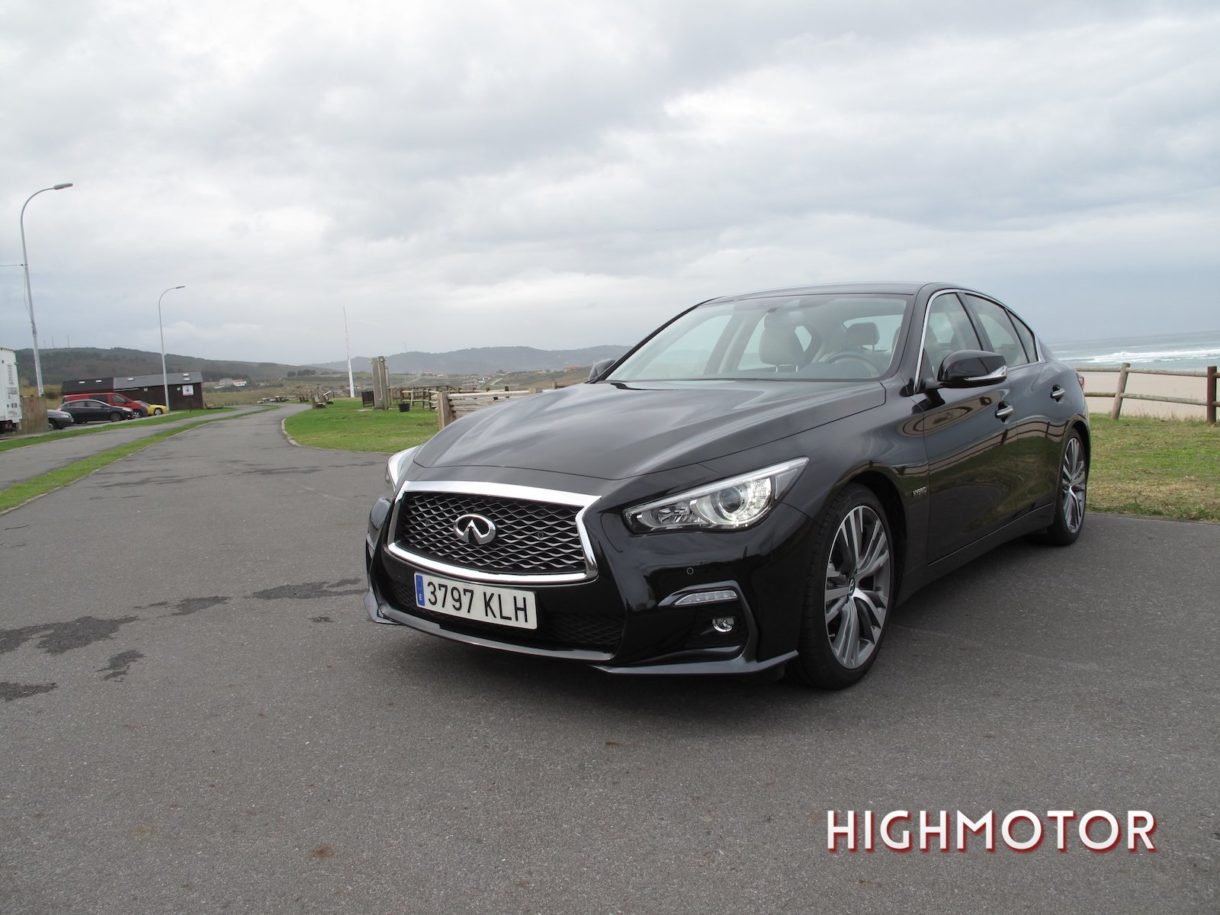 A prueba Infiniti Q50S Hybrid: 364 CV puros y presentes