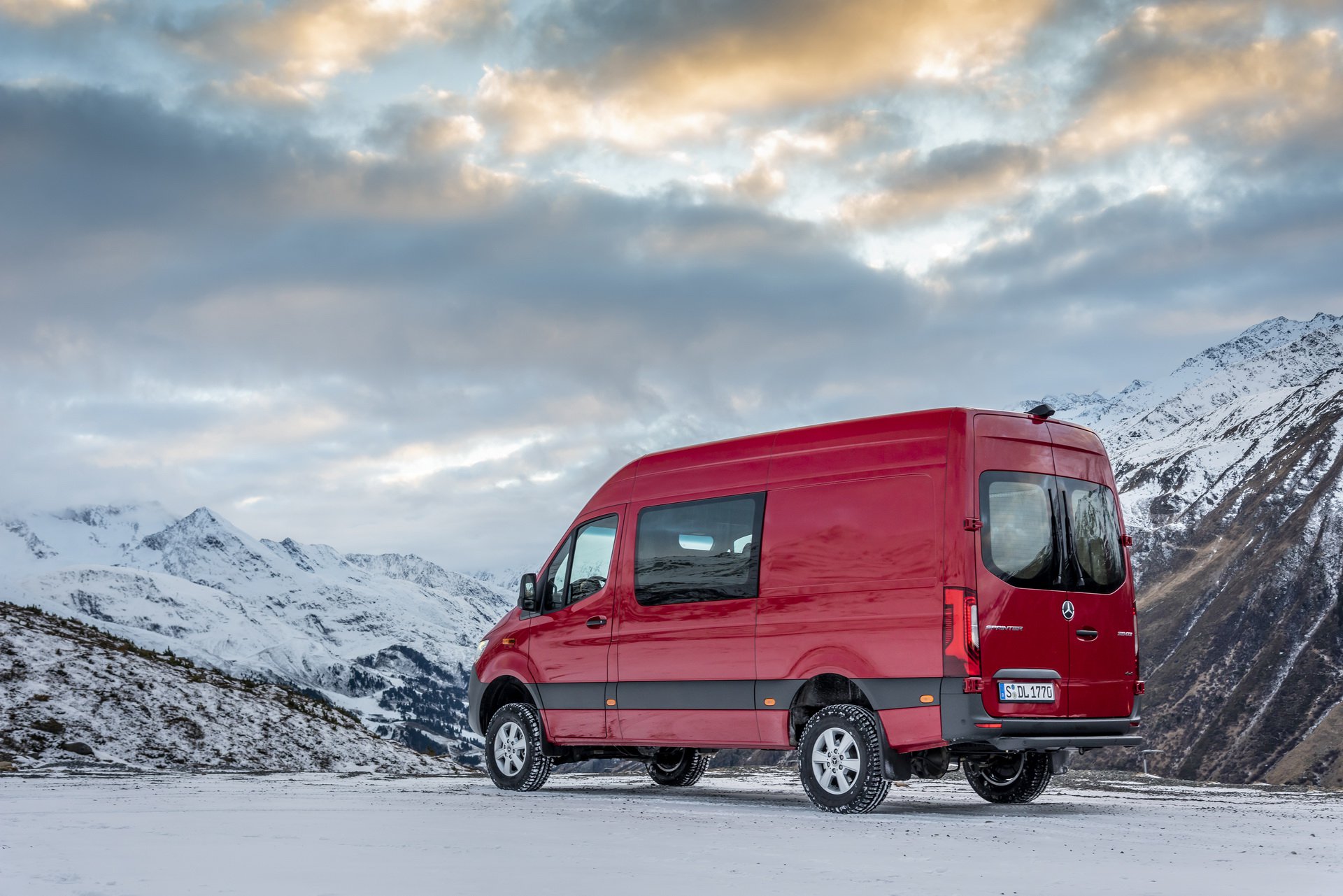 Mercedes Sprinter 4x4, tercera generación con tracción total