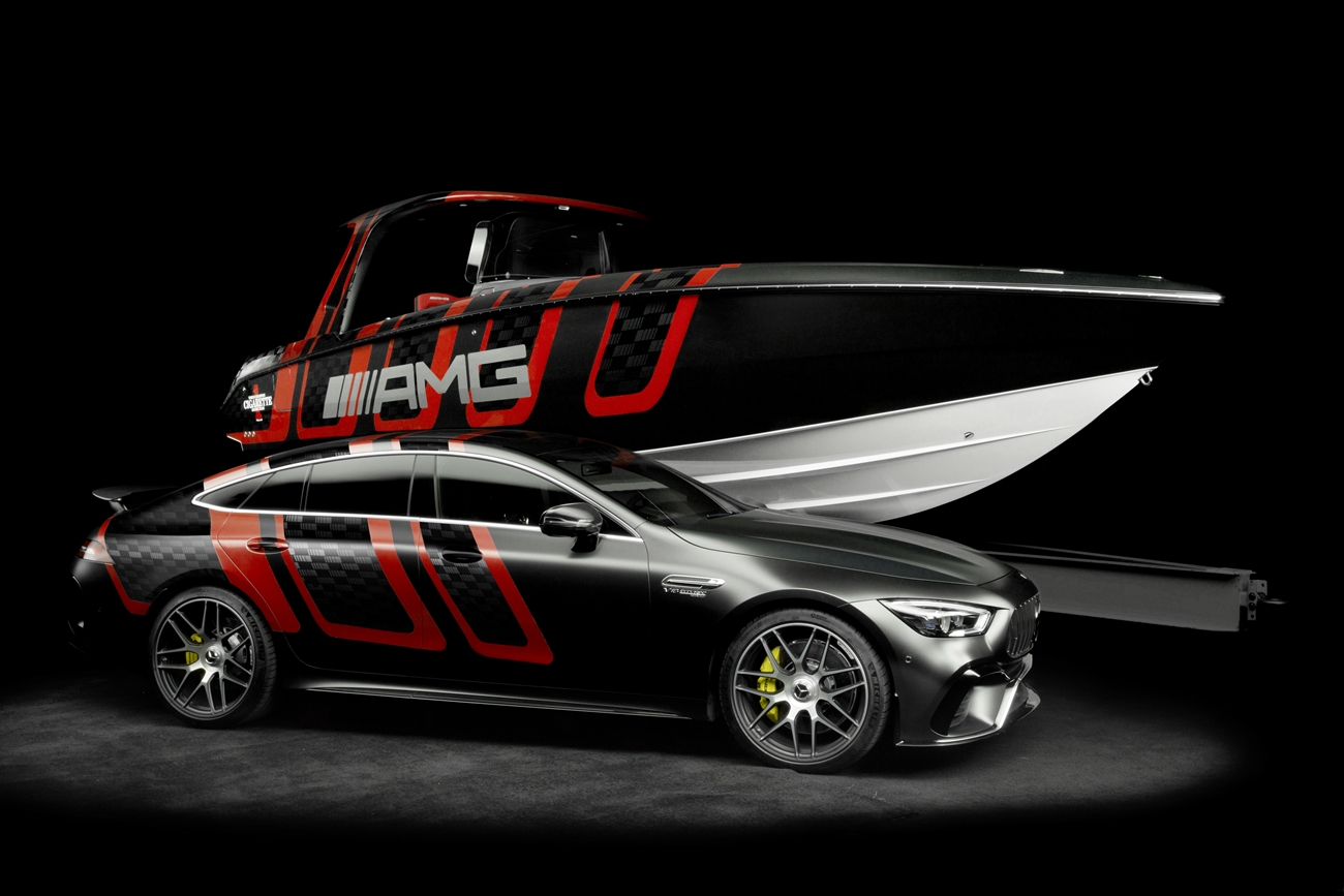 41’ AMG Carbon Edition, el barco inspirado en el Mercedes-AMG GT 63 S Coupé