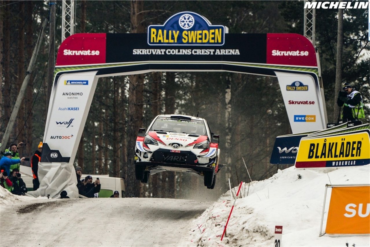 Así fue el salto más largo en el Colin’s Crest del Rally de Suecia