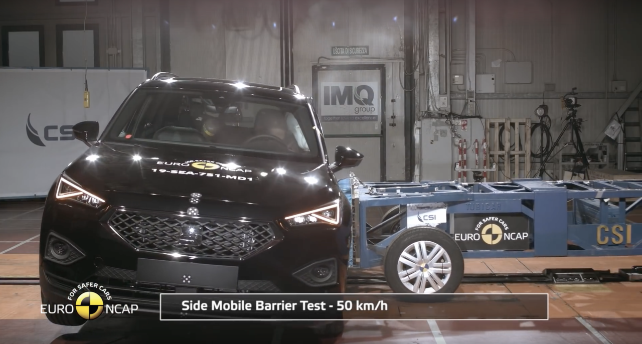 SEAT Tarraco scores 5 stars in Euro NCAP tests