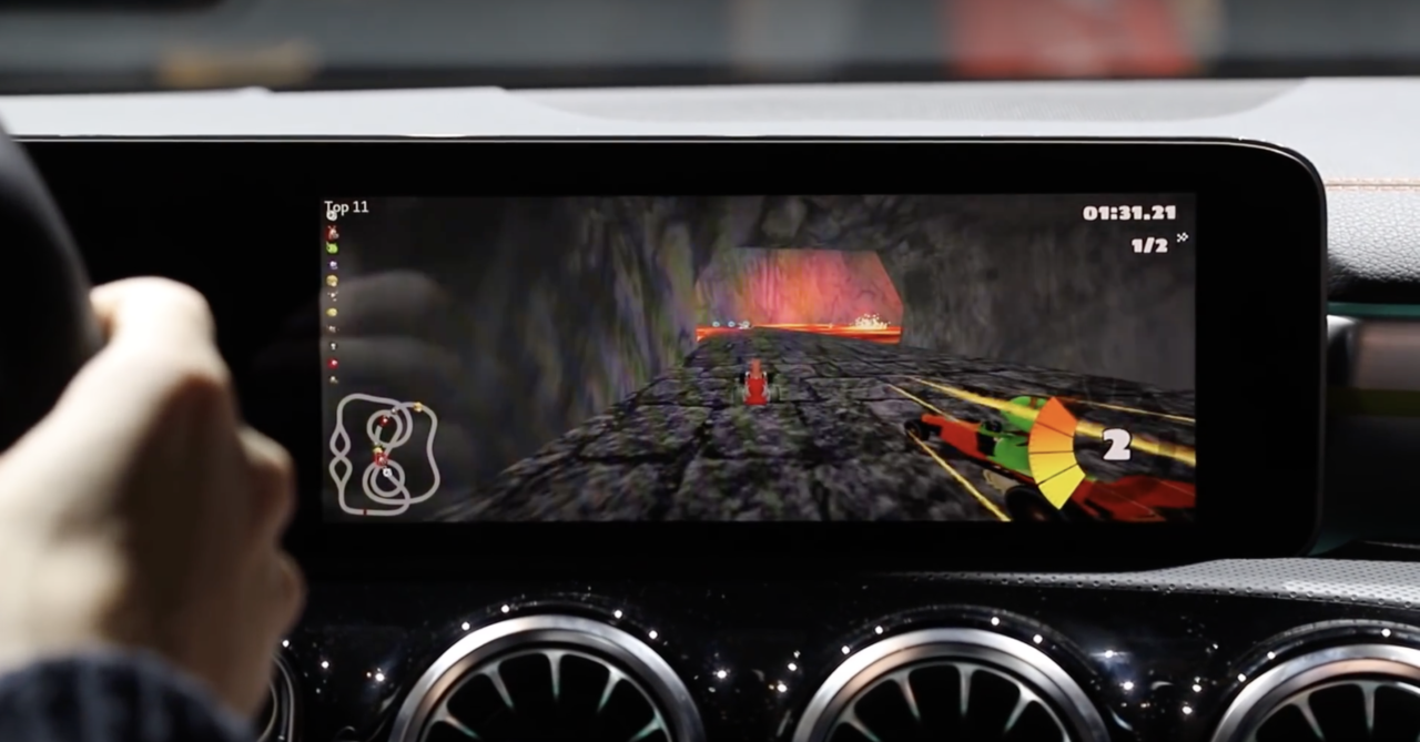 Mercedes te permitirá jugar a Mario Kart con el nuevo CLA