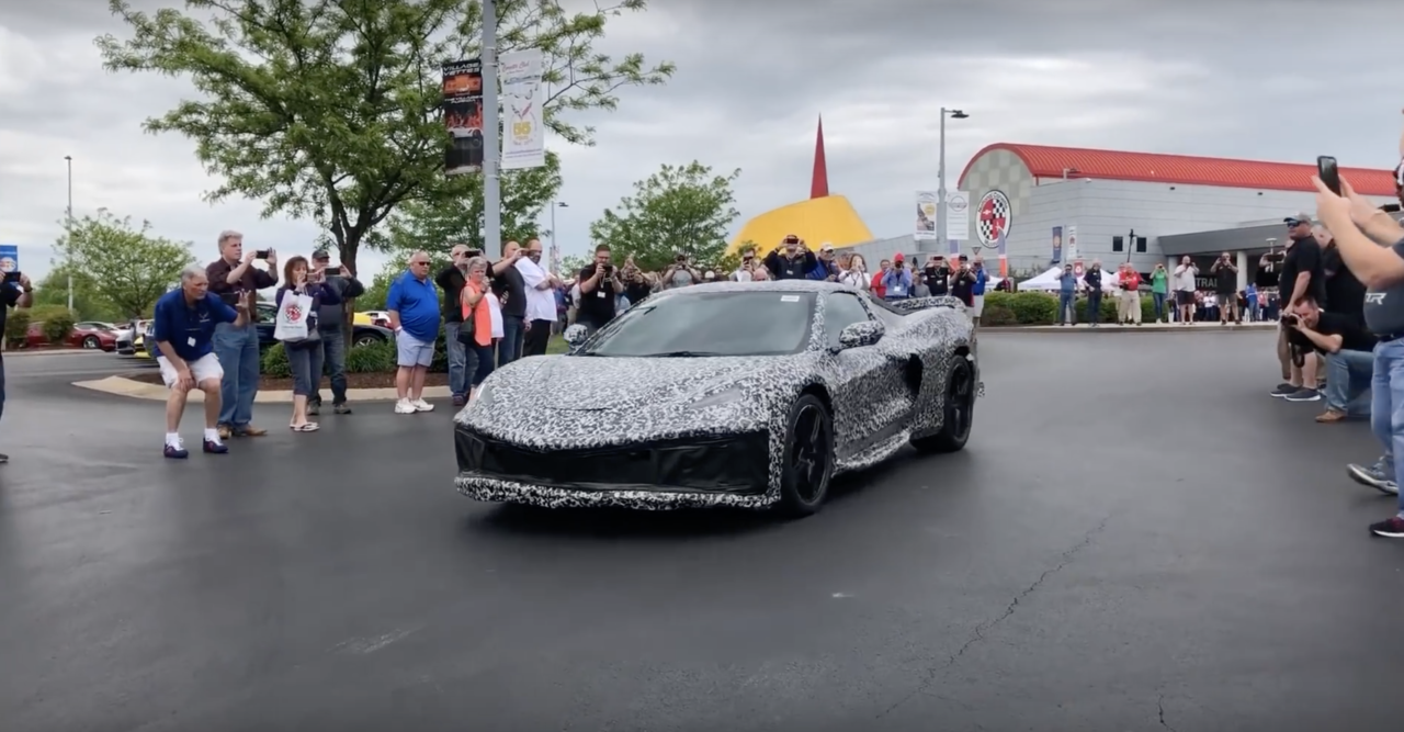The Chevrolet Corvette C8 is back in camouflage