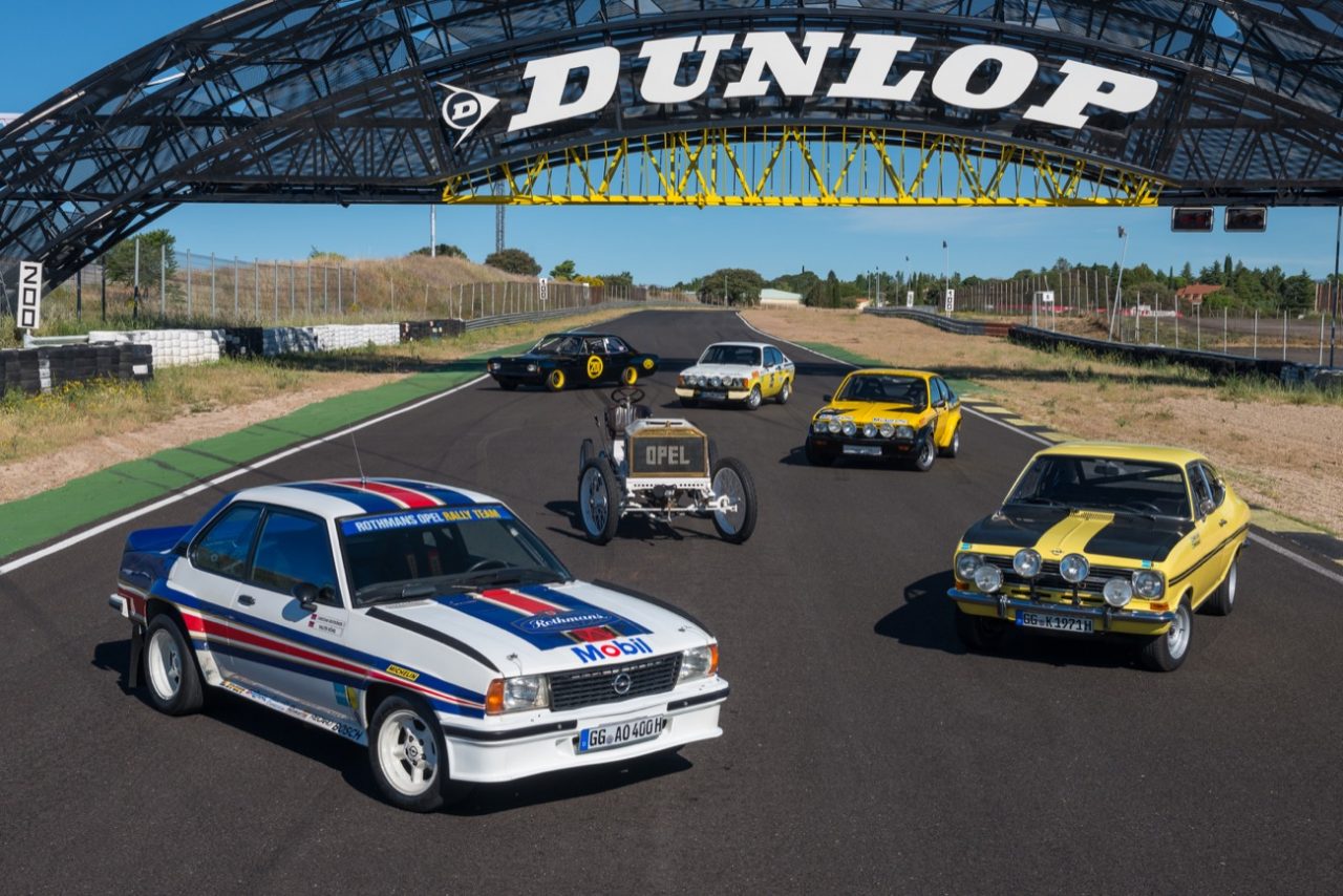 Historic Opel racing cars: the time tunnel
