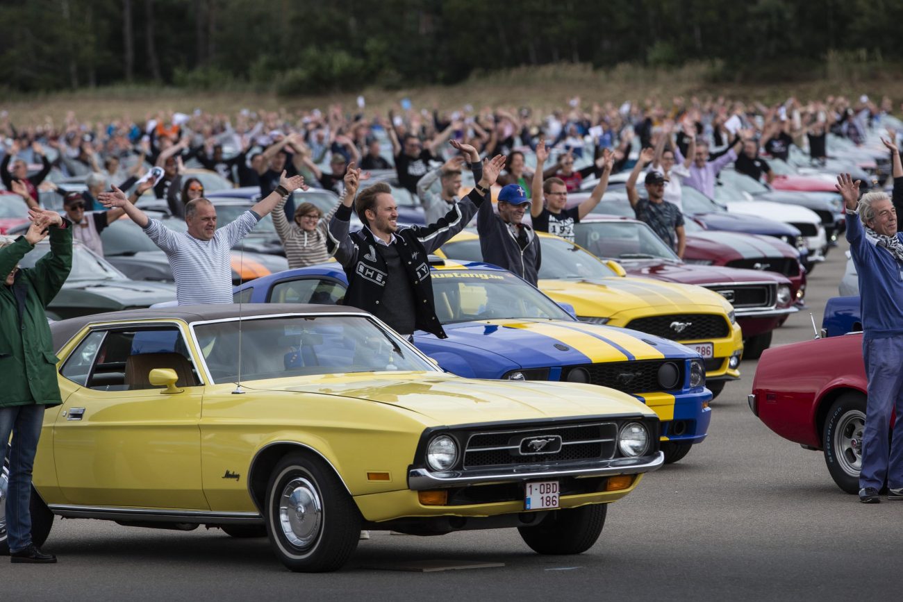 Ford breaks the record for participants in the largest Ford Mustang rally