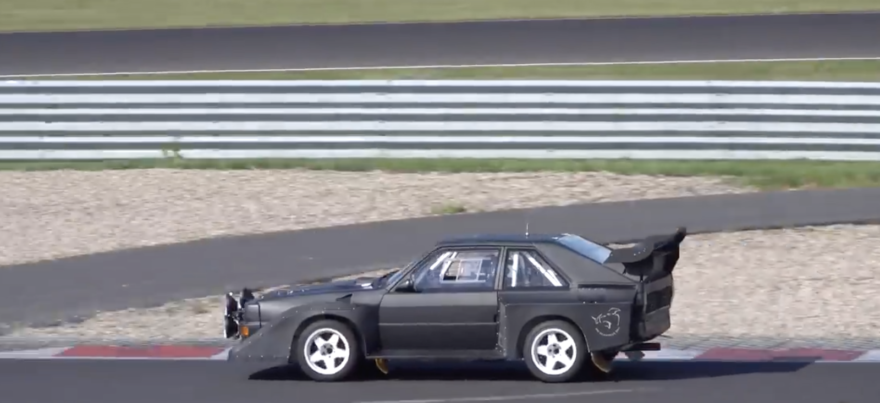 Walter Röhrl a los mandos de un Audi Sport Quattro S1