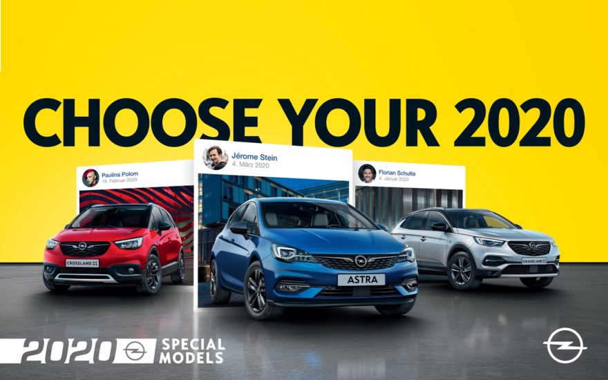 Opel announces special series "Opel 2020" for three models