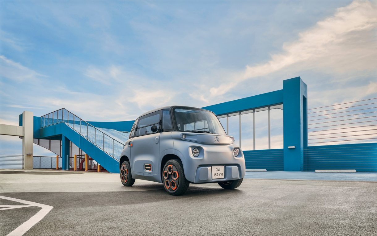 Citroën AMI, a small 100% electric city car without a license