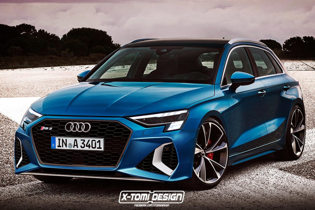 Audi RS3 är framställd för att mildra suget